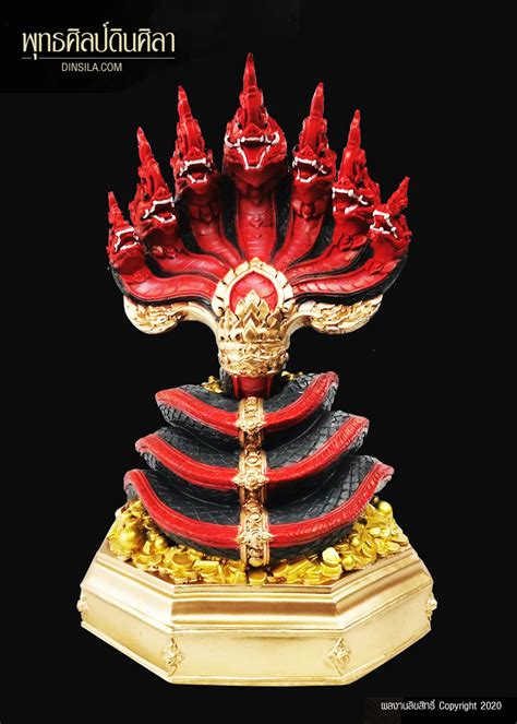 พญาภุชงค์นาคราช รูปปั้นพญานาค 7 เศียร