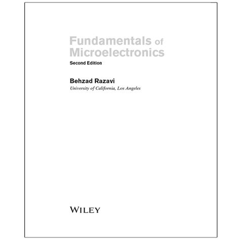 قیمت و خرید کتاب Fundamentals Of Microelectronics Second Edition اثر