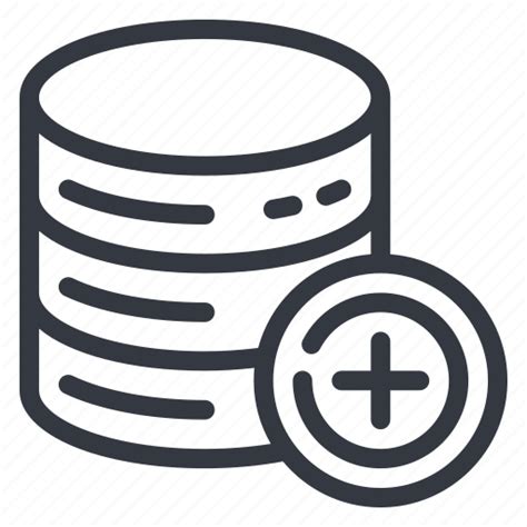 Database Server Storage New Add Create Data Icon Download On Iconfinder