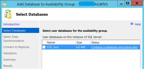 How To Add A Tde Encrypted User Database To An Always On Availability Group
