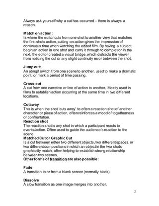 05 Editing Notes Sheet PDF