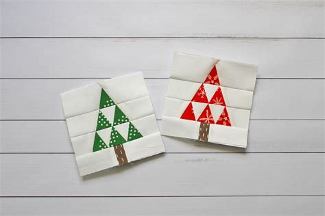 Mod Tree Foundation Paper Piecing Quilt Block Pattern Etsy