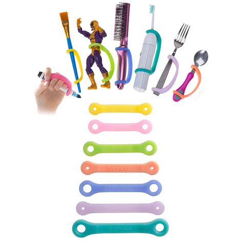 Eazyhold Therapistteacher 7 Pack Universal Cuff Silicone Adaptive