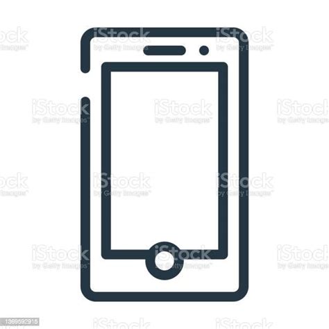 스마트 폰 얇은 라인 아이콘 스마트폰 표지판 개념에서 컴퓨터 선형 아이콘 격리 윤곽 기호 웹 디자인 및 앱에 대한 벡터 그림 기호 요소입니다 외형선에 대한 스톡 벡터 아트