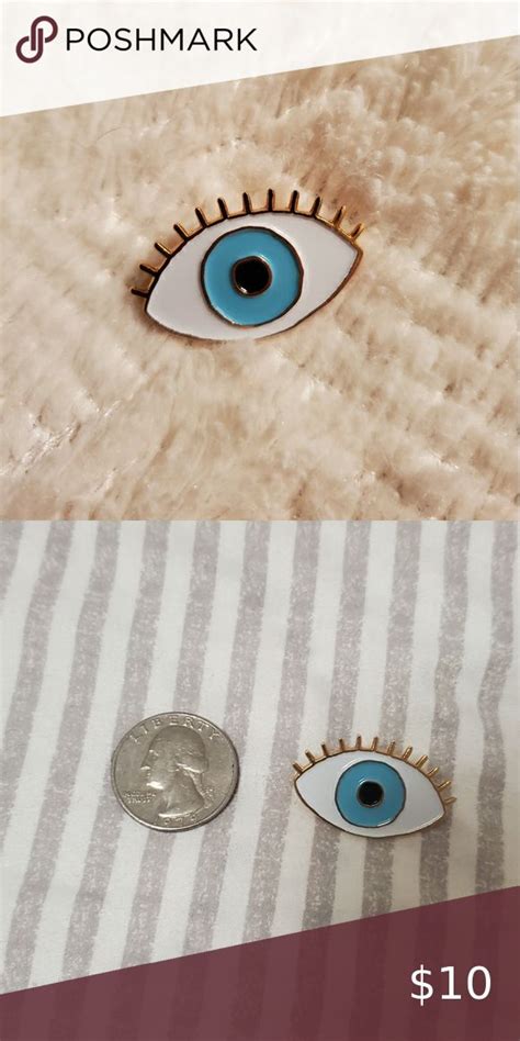 Eye Eyeball Blue Lapel Enamel Pin Enamel Pins Pin Lapel