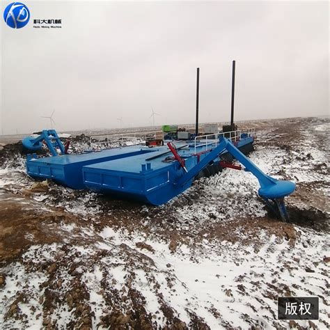 海上打桩平台 水上滩涂沼泽地水陆两栖打桩船 定位桩挖掘机浮体 阿里巴巴