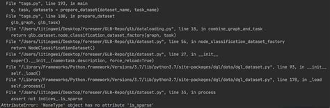 Bug Cannot Load Npz Files For New Datasets · Issue 90 · Graph Learning Benchmarksgli · Github