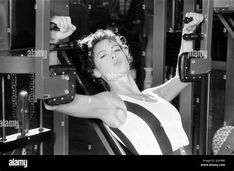 Model Andrea Kovic Working Out At The Covent Garden Fitness Centre 8th