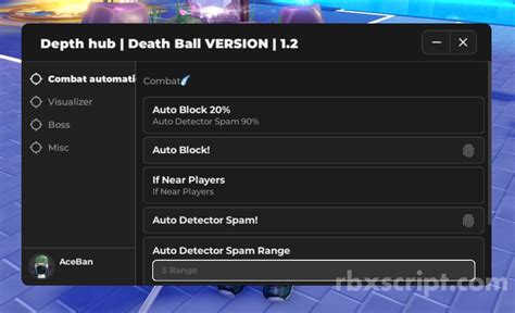 Death Ball Auto Block Auto Detector Spam Auto Detector Spam Range