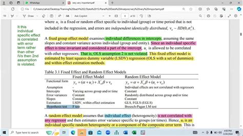 Stata Training Day 11b Panel Data Analysis Basics Youtube