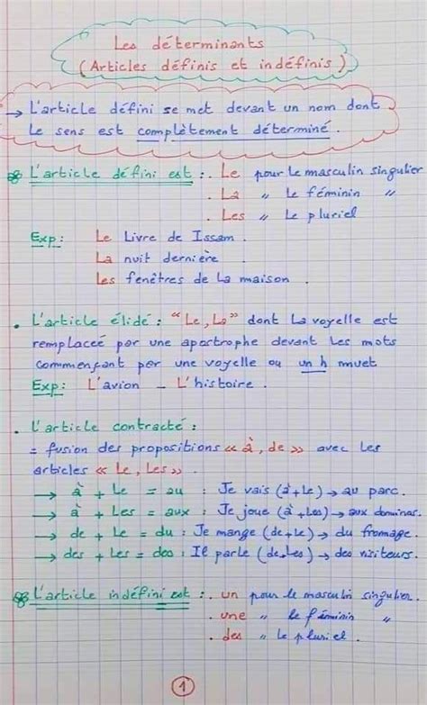 كراس لغة فرنسية به كل دروس التعليم فضاء المعلم والتلميذ