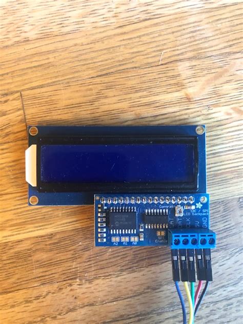 Adafruit Lcd Spi Backpack