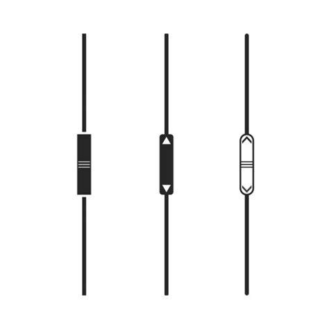 Scrollbars Bar Set Royalty Free Vector Image VectorStock
