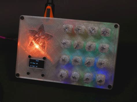 Use 4x4 Rotary Encoder Midi Messenger Adafruit Learning System