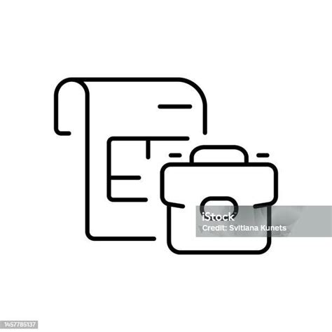 외교관 라인 아이콘이 있는 문서입니다 계약 선언 서명 양식 연필 펜 성명서 외교관 보증 프로토콜 주문 사업 개념입니다 흰색 배경에 벡터 검은 선 아이콘 0명에 대한 스톡