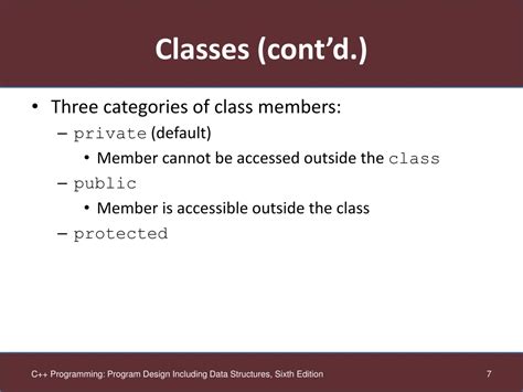 Ppt Classes And Data Abstraction In C Powerpoint Presentation Free
