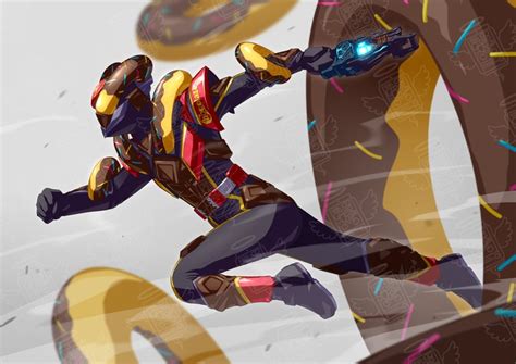 Gochizo And Kamen Rider Valen Kamen Rider And More Drawn By Otokamu Danbooru