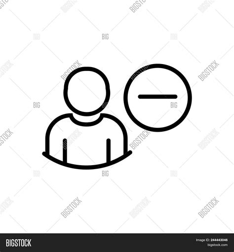 Delete Profile Icon Vector Photo Free Trial Bigstock