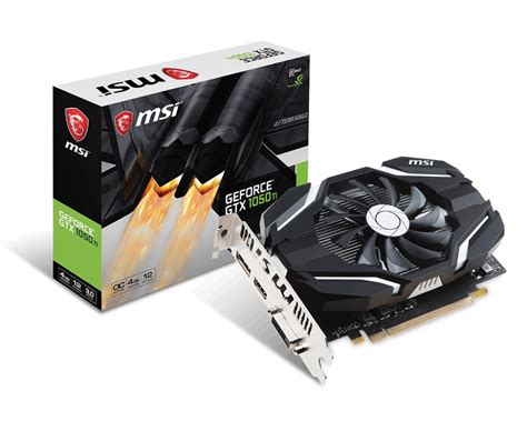 Specification Geforce Gtx 1050 Ti 4g Ocv1 微星科技