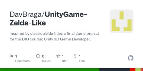 github davbraga unitygame zelda like inspired by classic zelda titles a final game project