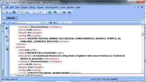 Using Xquery To Generate Json From Relational Data
