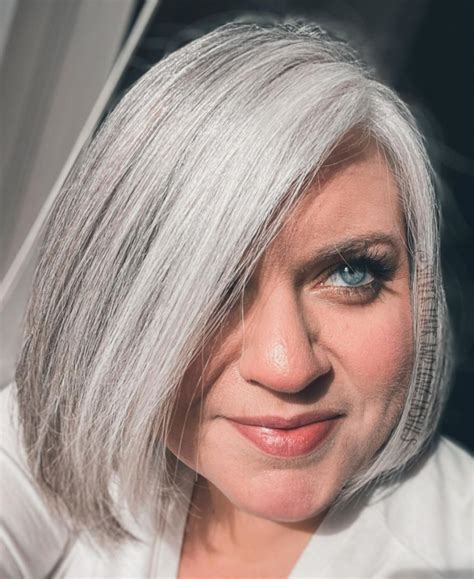 Long Grey Hair Styles