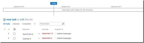 Arrange The Activities Tasks List Hierarchy Using Patterns And