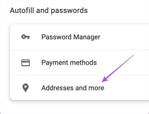 How To Add Or Change Autofill Data On Google Chrome Guiding Tech