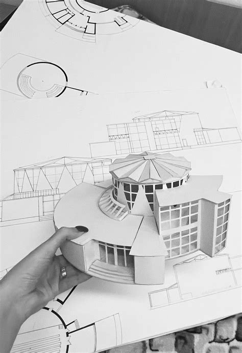 Model Of The Building Concept Models Architecture Conceptual Model Architecture Conceptual