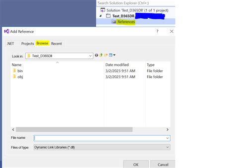 dynamics world how to add a dll file as a reference to the d365 project