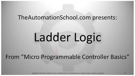 Presentation Ladder Logic The Automation Blog