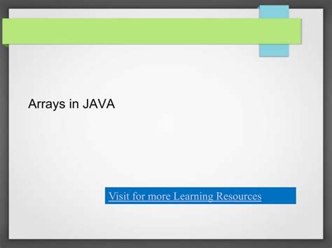 Arrays Are Used To Store Multiple Values In A Single Variable Instead Of Declaring Separate