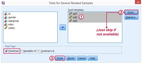Friedman Test Quick Introduction