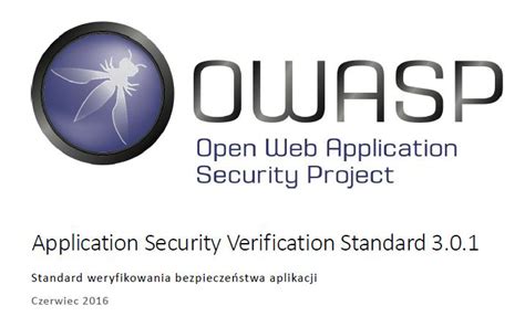 Application Security Verification Standard 3 0 1 W Polskiej Wersji