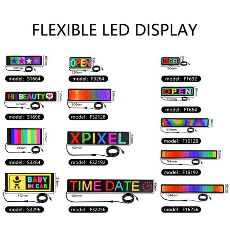 Smart App Control Led Matrix Panel Addressable Rgb Pixel Pattern