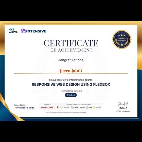 Jabili Jeeru On Linkedin Nxtwave Nxtwaveccbp Nxtwaveteam Nxtwaverahulattuluri Coding