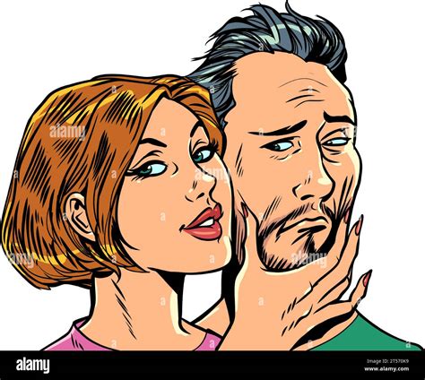 Managing Someone Else S Life Through Manipulation A Woman Holds A Man S Face Domestic Violence