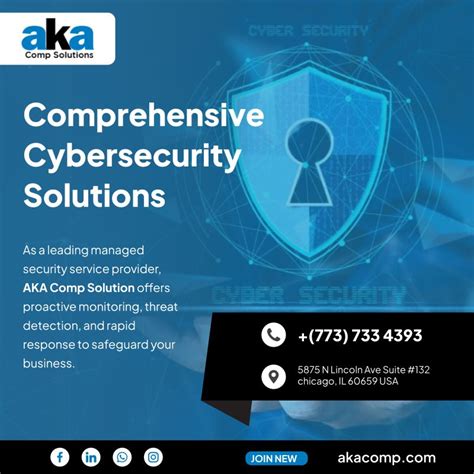 Aka Comp Solutions On Linkedin Comprehensive Cybersecurity Solutions As A Leading Managed Security…