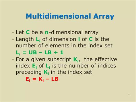 Arrays In Data Structurepptx
