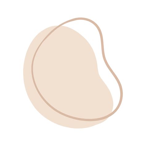 Abstract Boho Random Blob Shapes Simple Hand Drawn Doodle Art Modern Aesthetic Illustrations