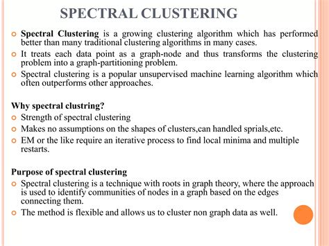 Spectral Clustering Pptx