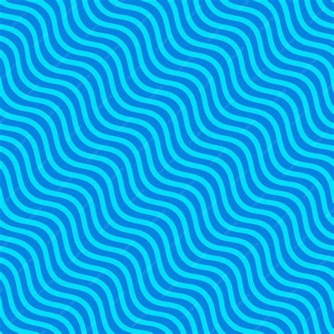 Premium Vector Wave Seamless Texture Black Lines On White Background Vector Illustration