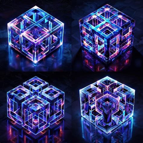 Premium Photo Shapes Of Cubes Isometric Cube Cube Shape