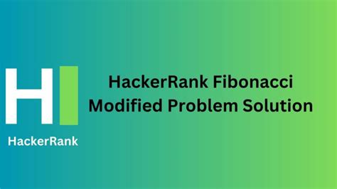 Hackerrank Fibonacci Modified Problem Solution Thecscience