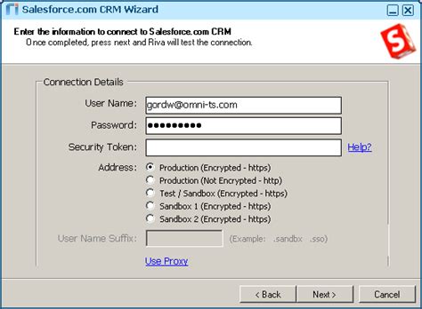 Create The Riva Connection To Salesforce For Sso Riva Engine Knowledgebase