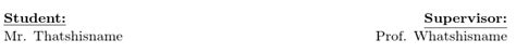Horizontal Alignment Left And Right Aligned On Same Line TeX LaTeX Stack Exchange