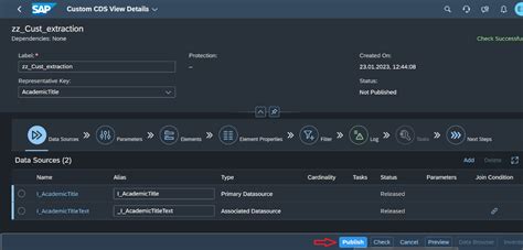 scenario data extraction via the custom cds view sap community