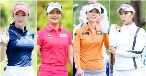 [엑s Hd 화보] 안신애 박결 허윤경 유현주 필드에서 화보찍는 미녀 골퍼들