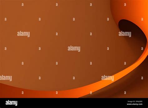 Abstract Orange Geometric Background Dynamic Shapes Composition