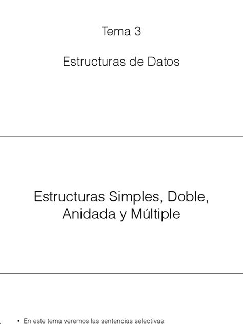 Tema3 Estructurasdedatos Pdf Algoritmos Lectura Proceso